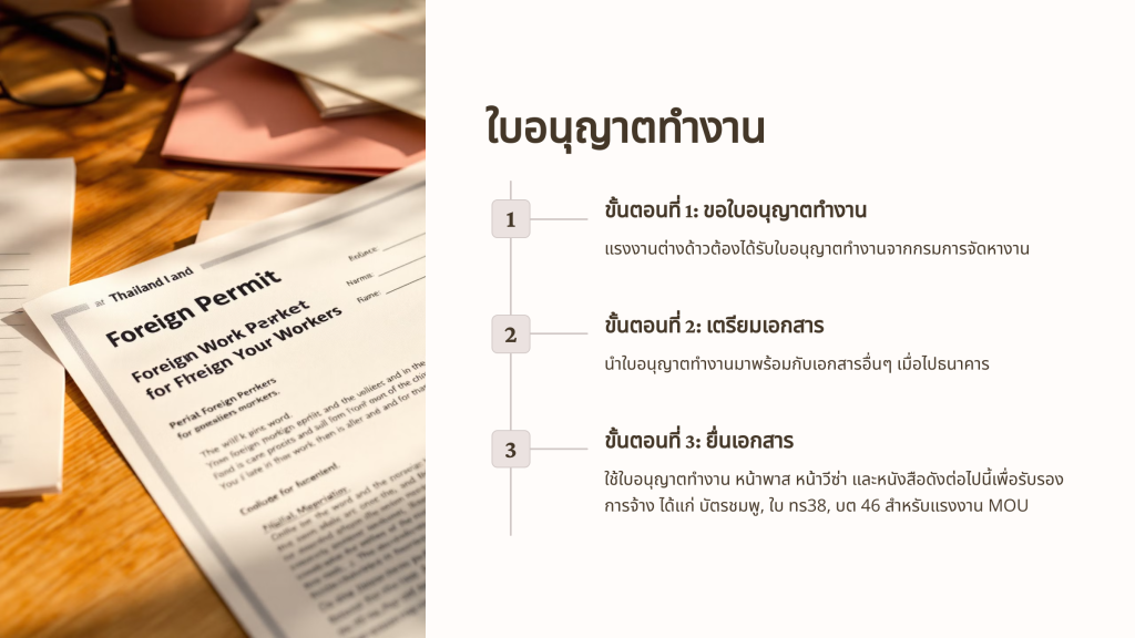 การเปิดบัญชีธนาคารสำหรับแรงงานต่างด้าว – mou.co.th