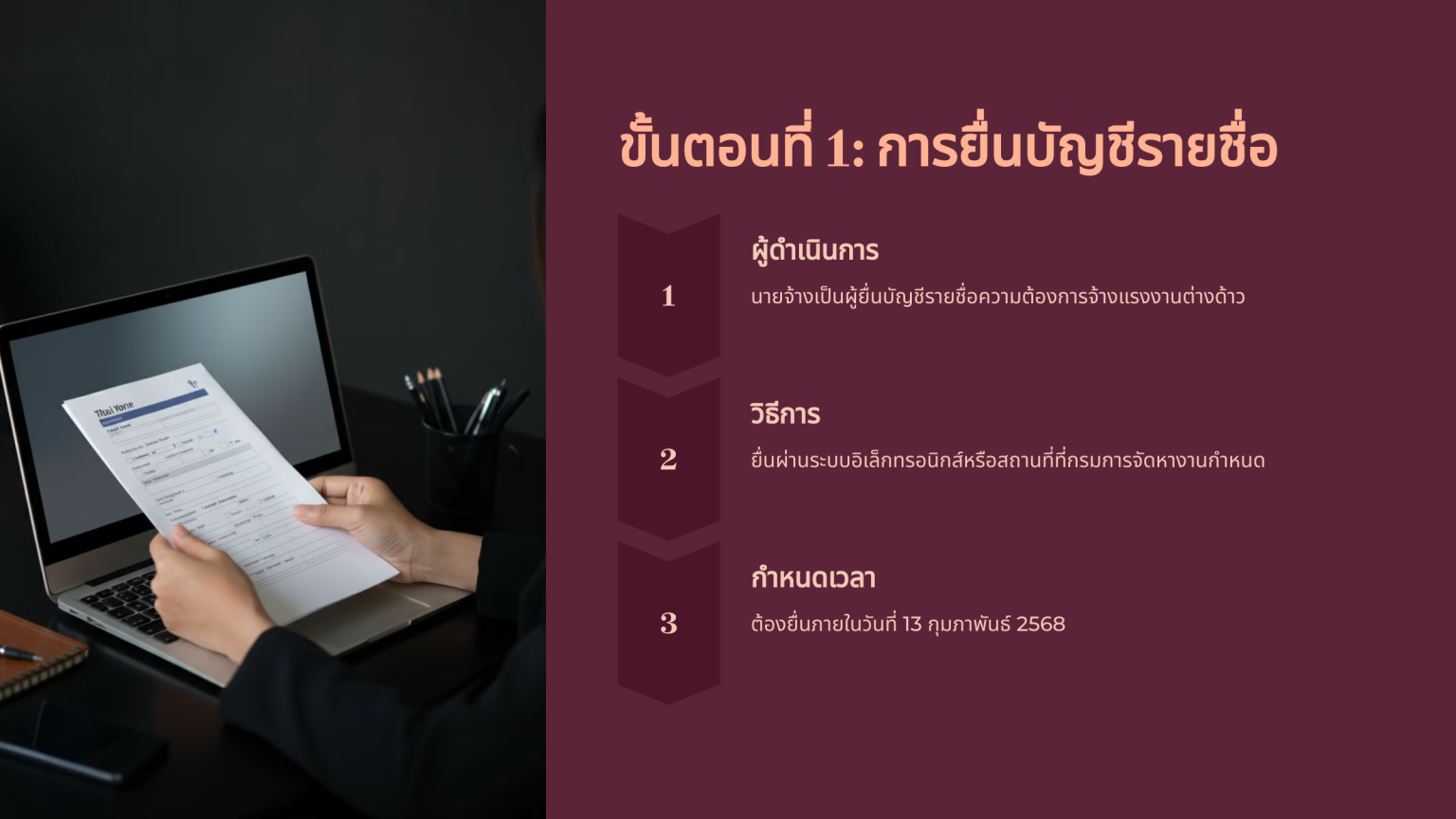 ต่ออายุใบอนุญาตทำงาน กัมพูชา ที่หมด 13กพ68 – mou.co.th